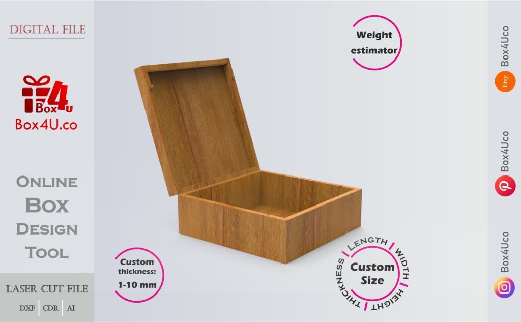 Make Treasure Box | Online Custom Gift Design for Laser Cutting